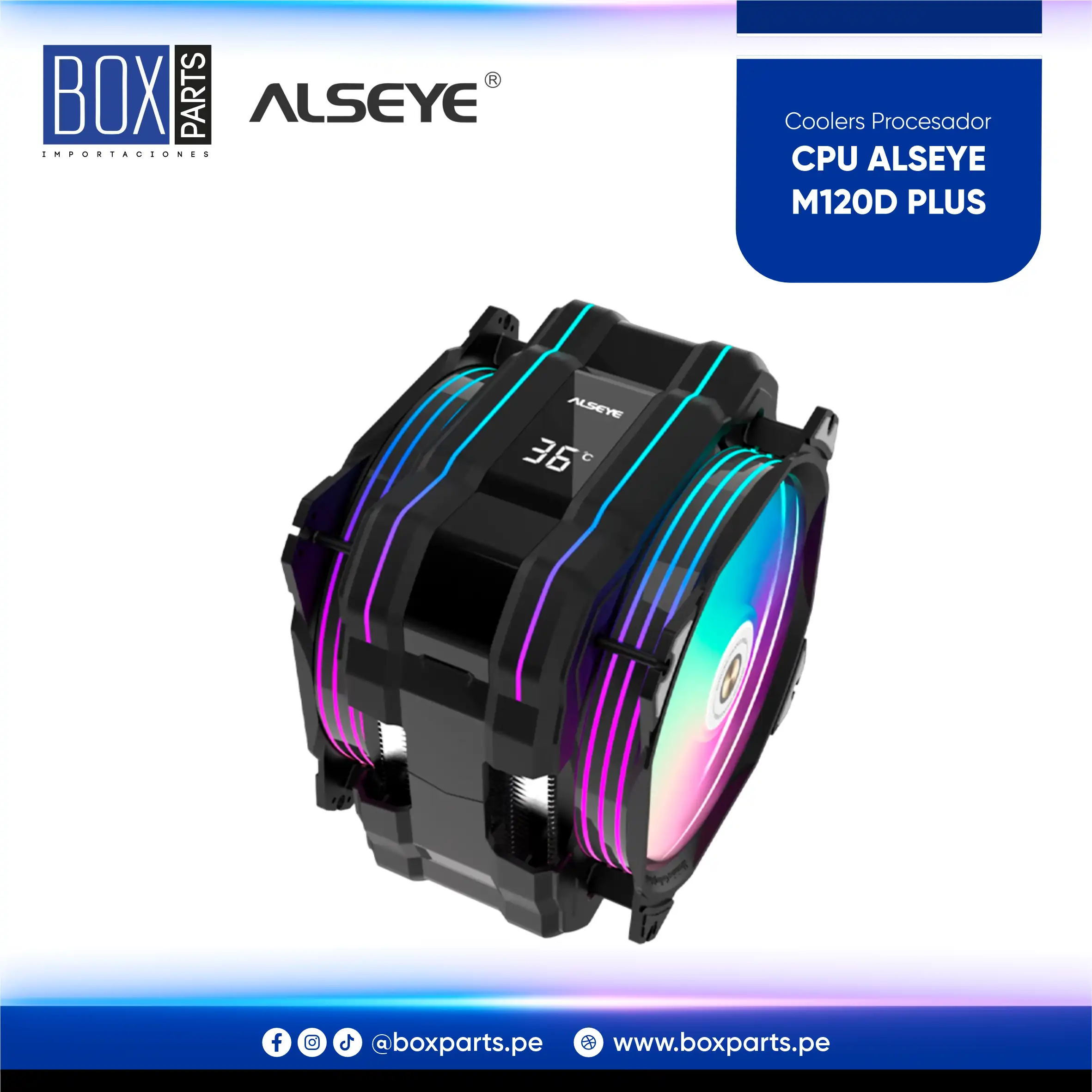 COOLER PROCESADOR ALSEYE M120D PLUS
