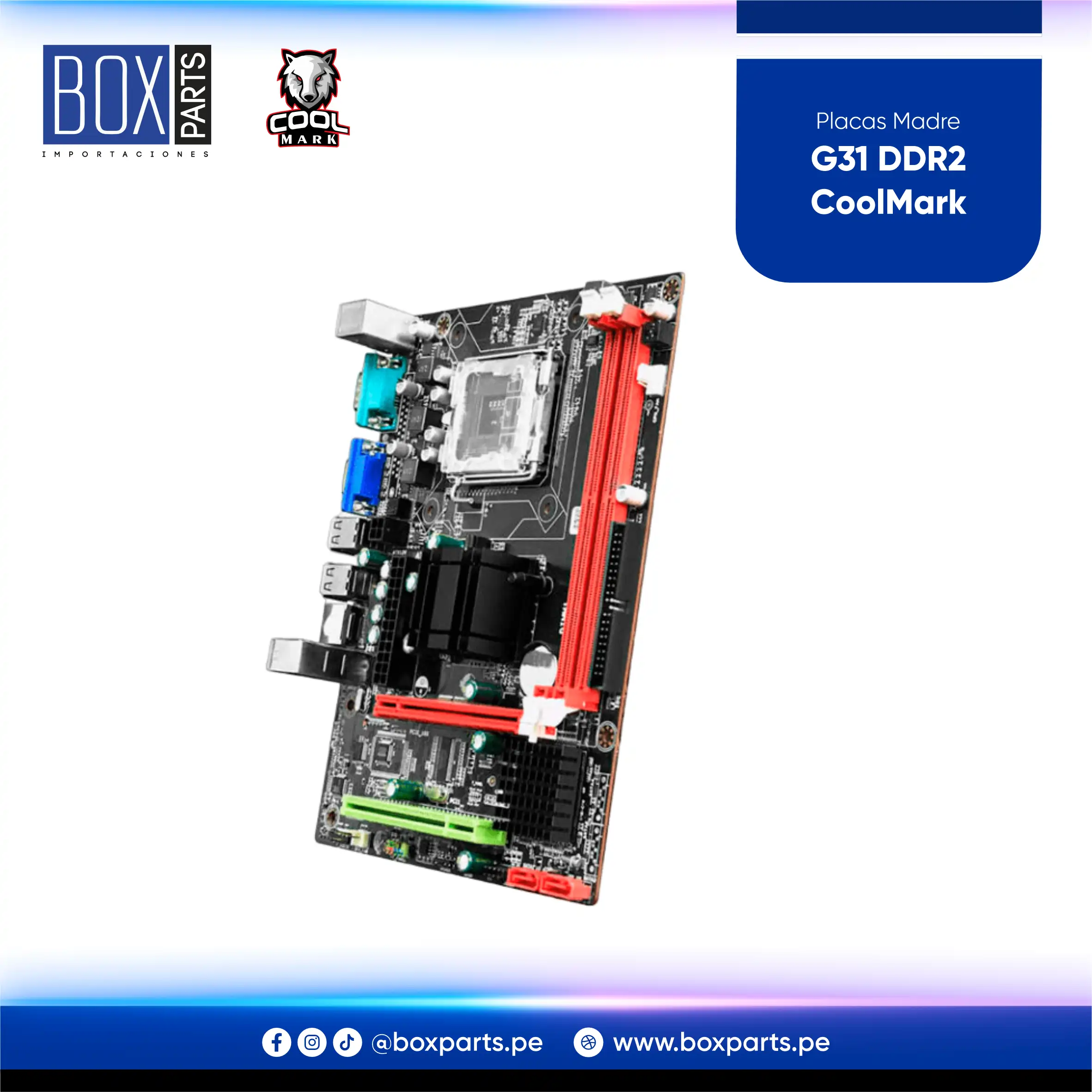 PLACA MADRE - G31 DDR2 COOLMARK
